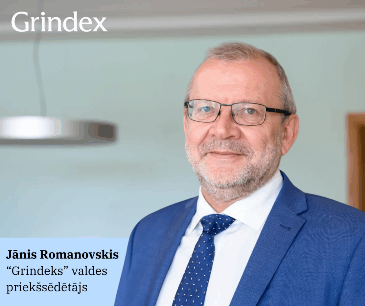 Jānis Romanovskis kļuvis par AS “Grindeks” valdes priekšsēdētāju - Grindeks